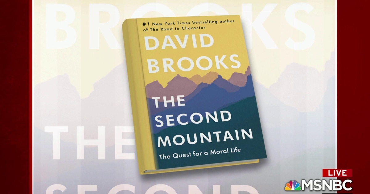 David Brooks looks for renewal in 'Second Mountain'