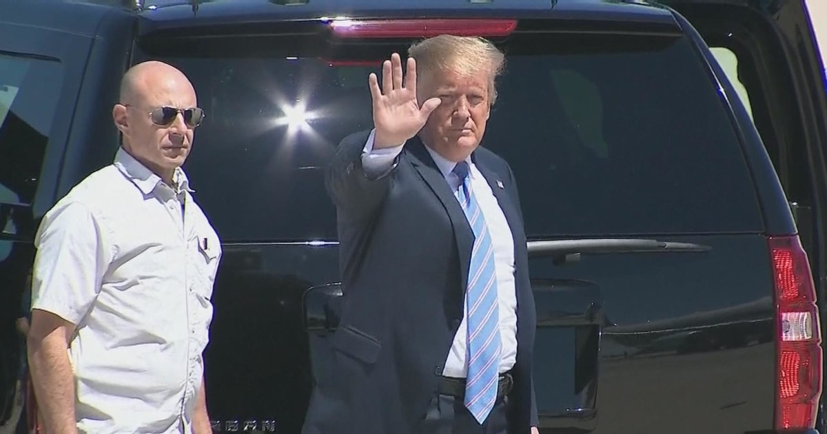 Trump visits border in California