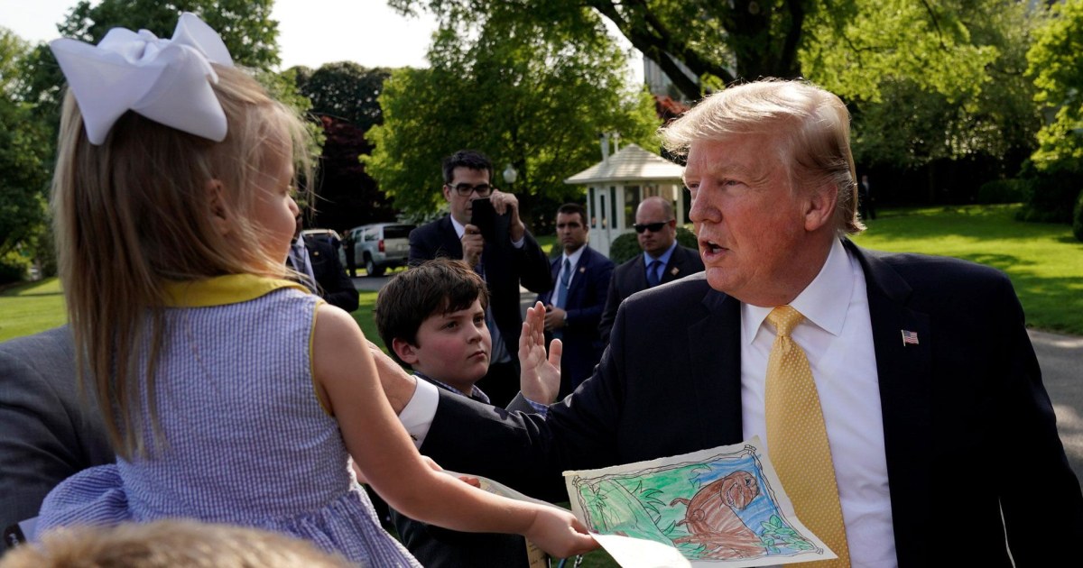 Trump speaks to children for Take Our Sons and Daughters to Work Day