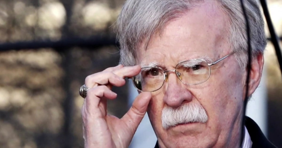 John Bolton holds 'highly unusual' meeting at CIA