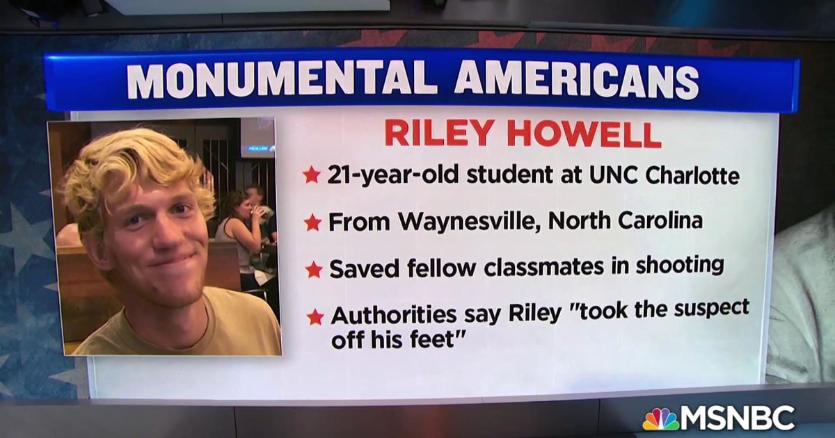 #MonumentalAmerican: Riley Howell, UNC’s ‘hero’