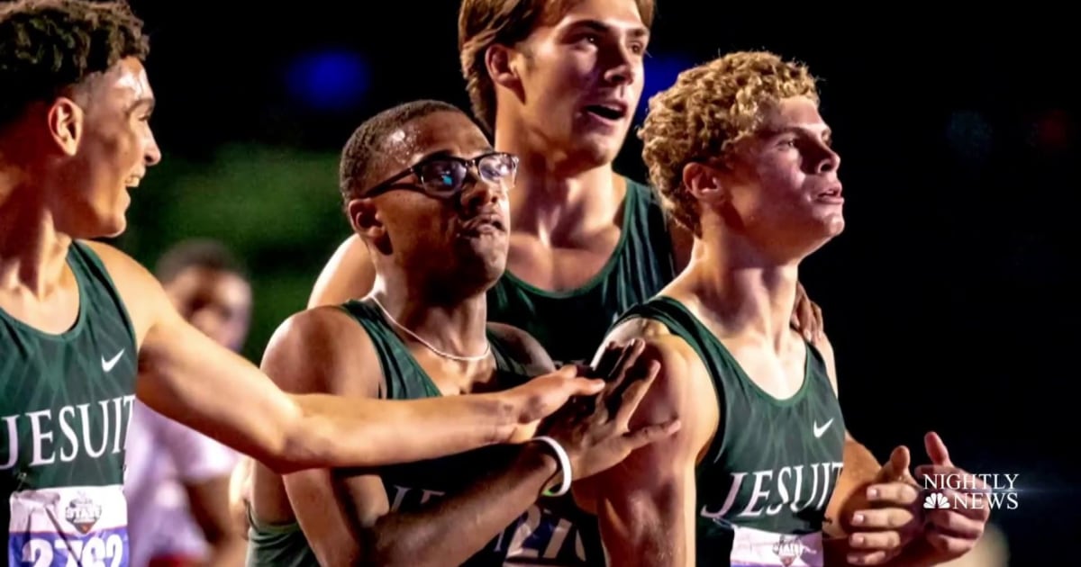 Track star goes from high school commencement to Olympic training