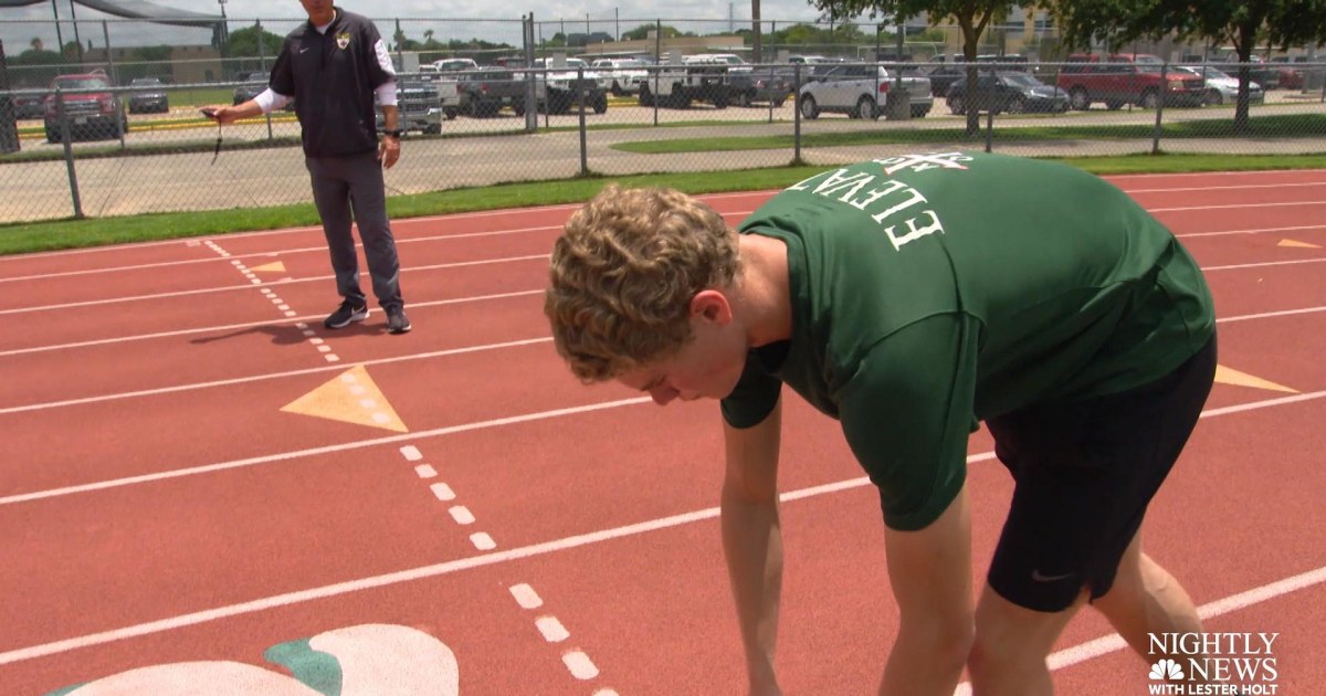 High school track star has sights set on Olympics