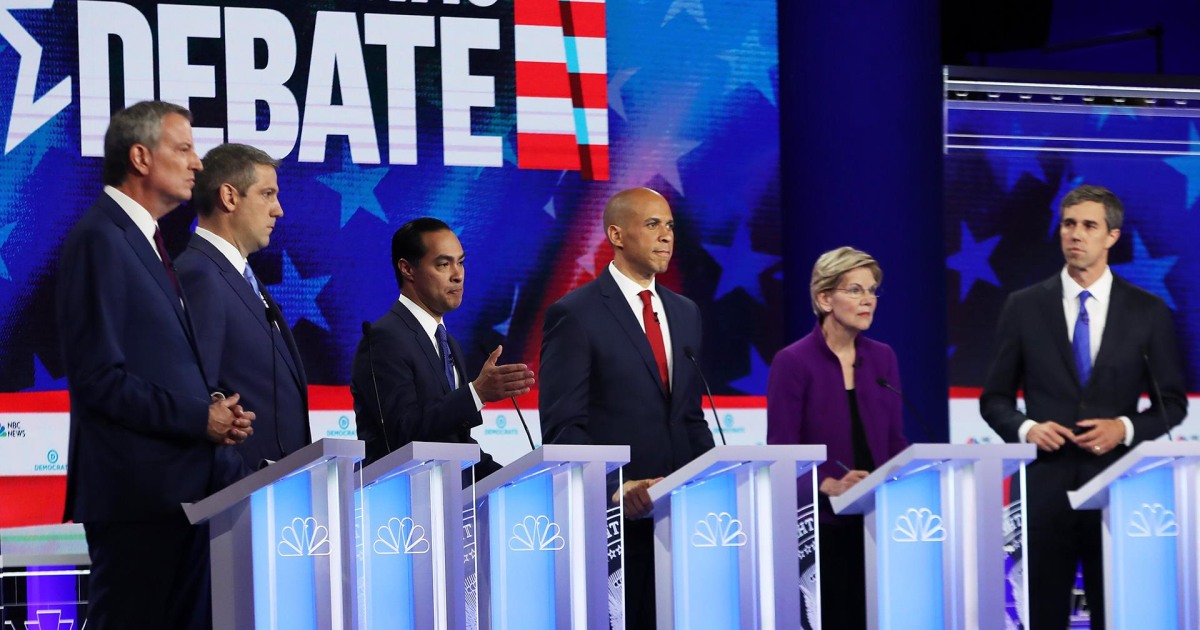 Dem candidates hit Trump at the debate