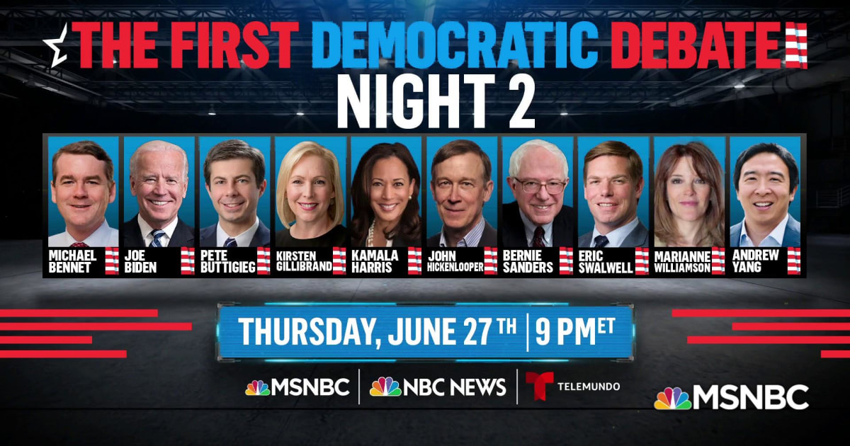 Democratic debate nights are set. Who will be where & why it will matter.