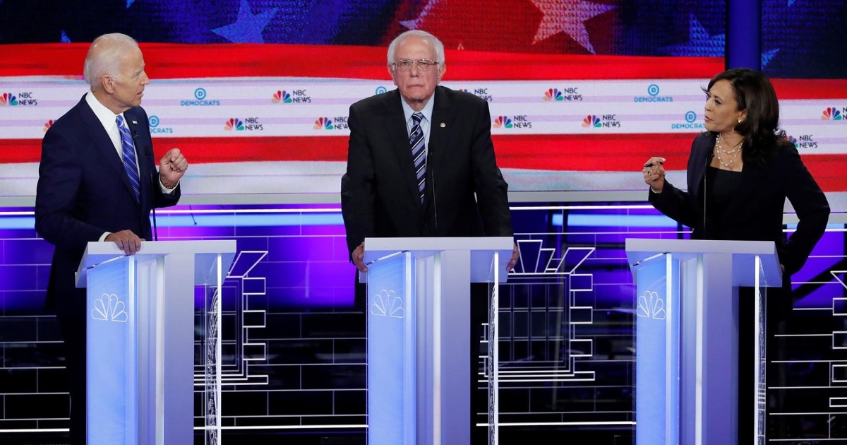 Harris breaks up quarrel: ‘America does not want to witness a food fight’