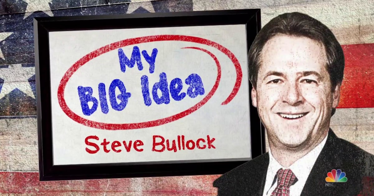 Steve Bullock shares his ‘big idea’ for keeping dark money out of elections