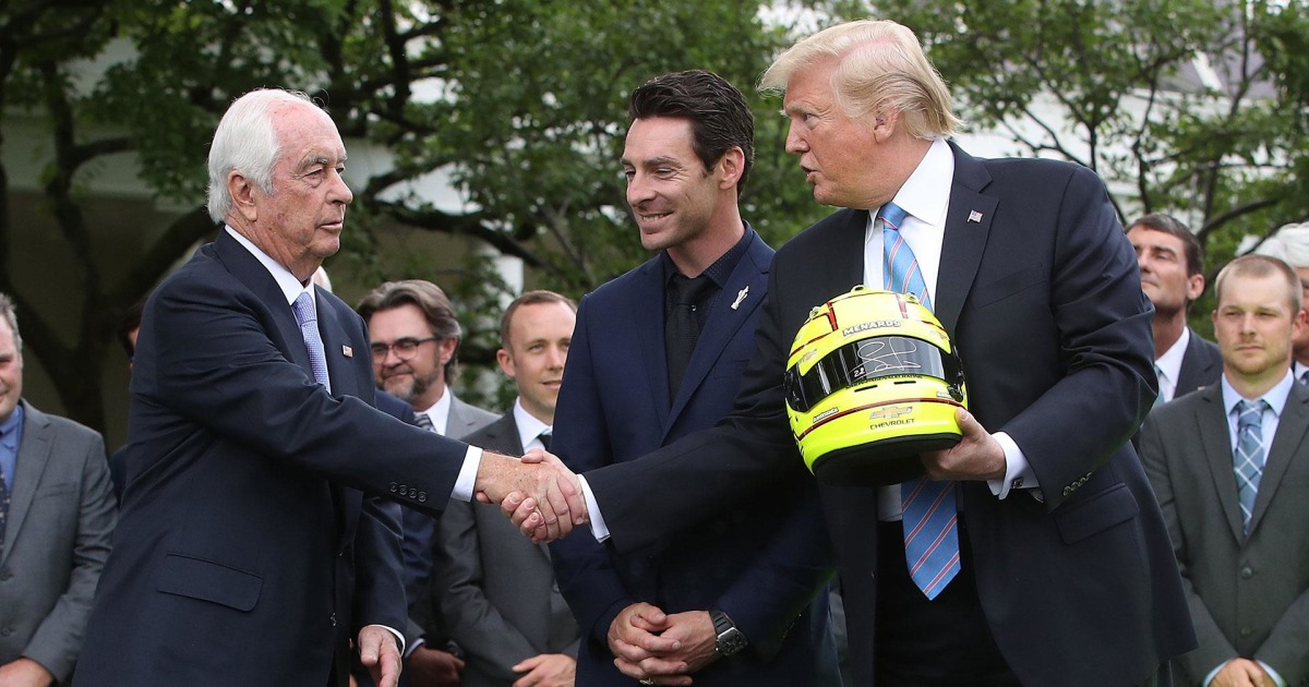 President Trump touts long friendship with Roger Penske, congratulates ...