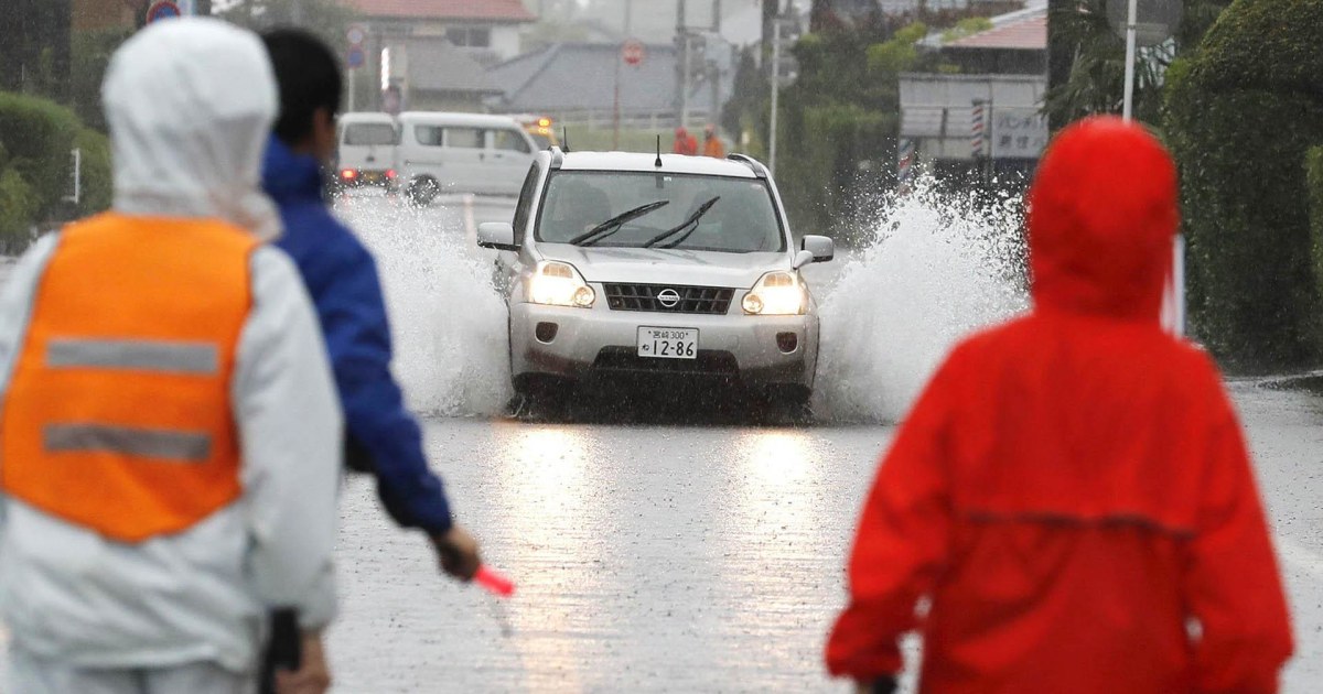 Residents told to evacuate homes as heavy rain pounds southern Japan