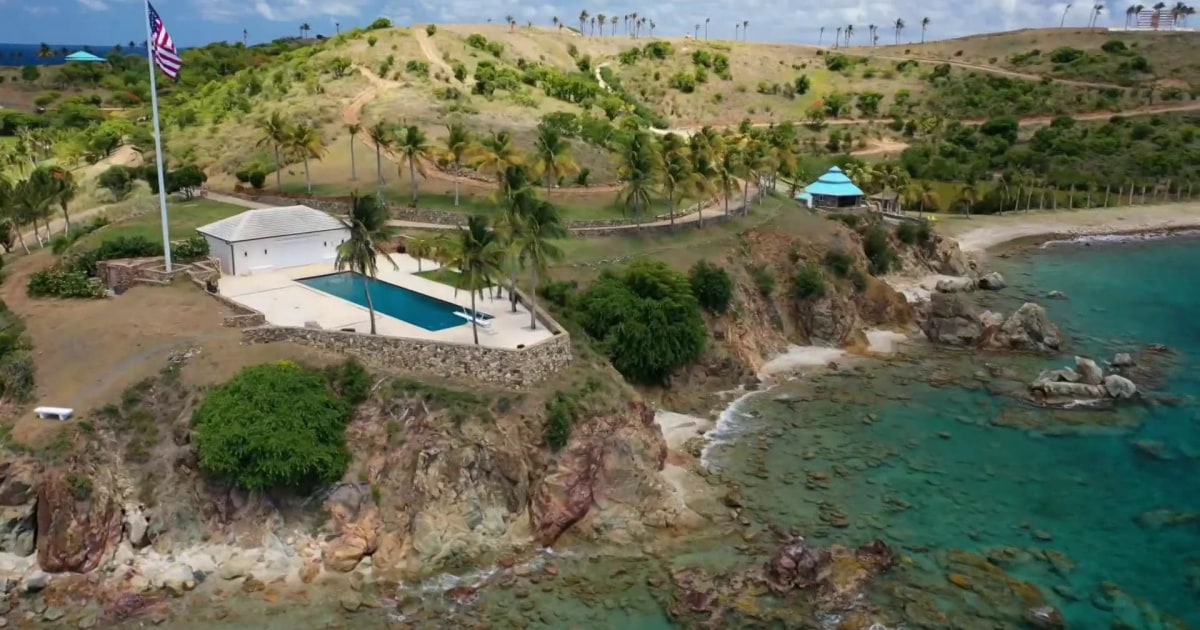 A look at Jeffrey Epstein's private island