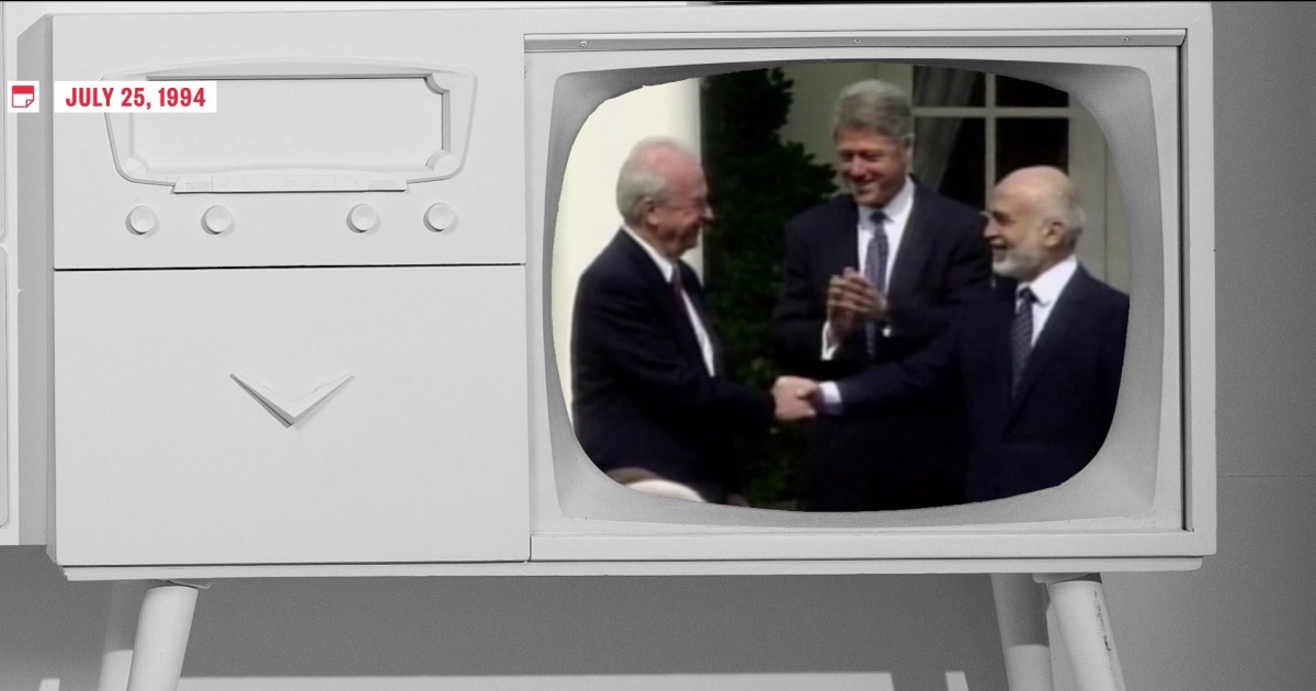 From the archives: Jordan-Israel peace declaration