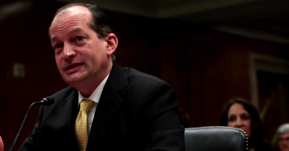Alex Acosta speaking out amid Epstein controversy