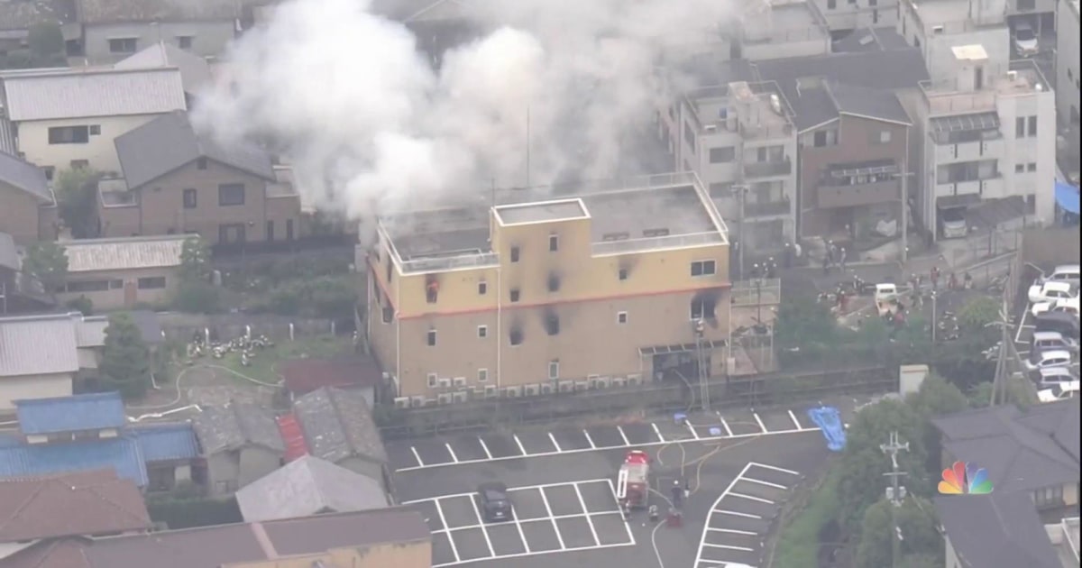 More than 30 feared dead in suspected arson at Japan animation studio