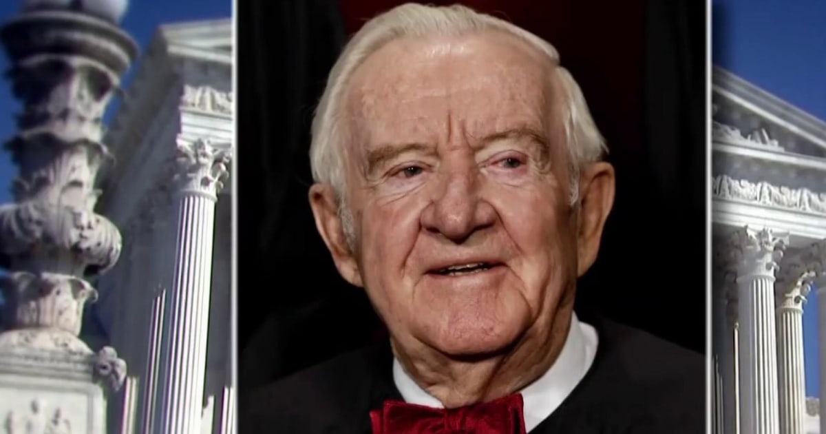 Former Supreme Court Justice John Paul Stevens dead at 99