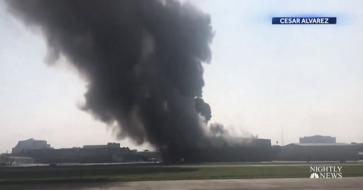 Cockpit voice recorder captures moments before Dallas plane crash