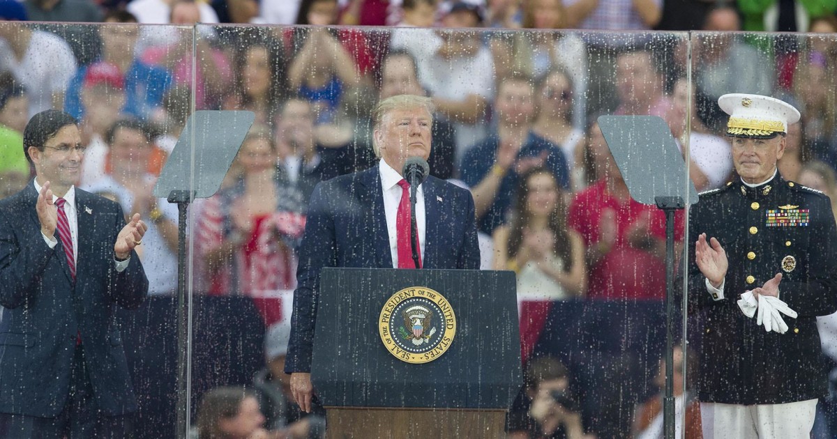 Watch highlights from Trump’s Fourth of July ‘Salute to America’