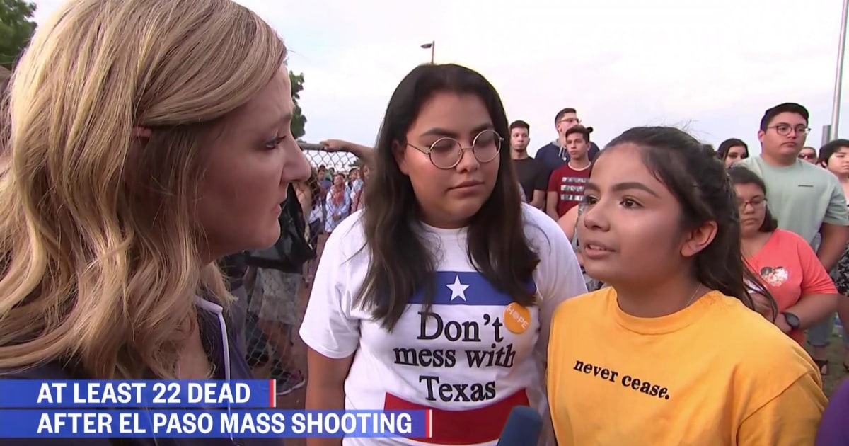El Paso community reacts to massacre: ‘The world isn't so nice’