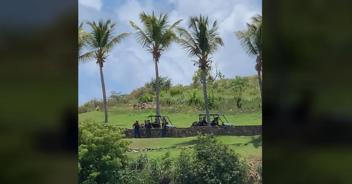 Cell phone video shows law enforcement on Jeffrey Epstein’s private island