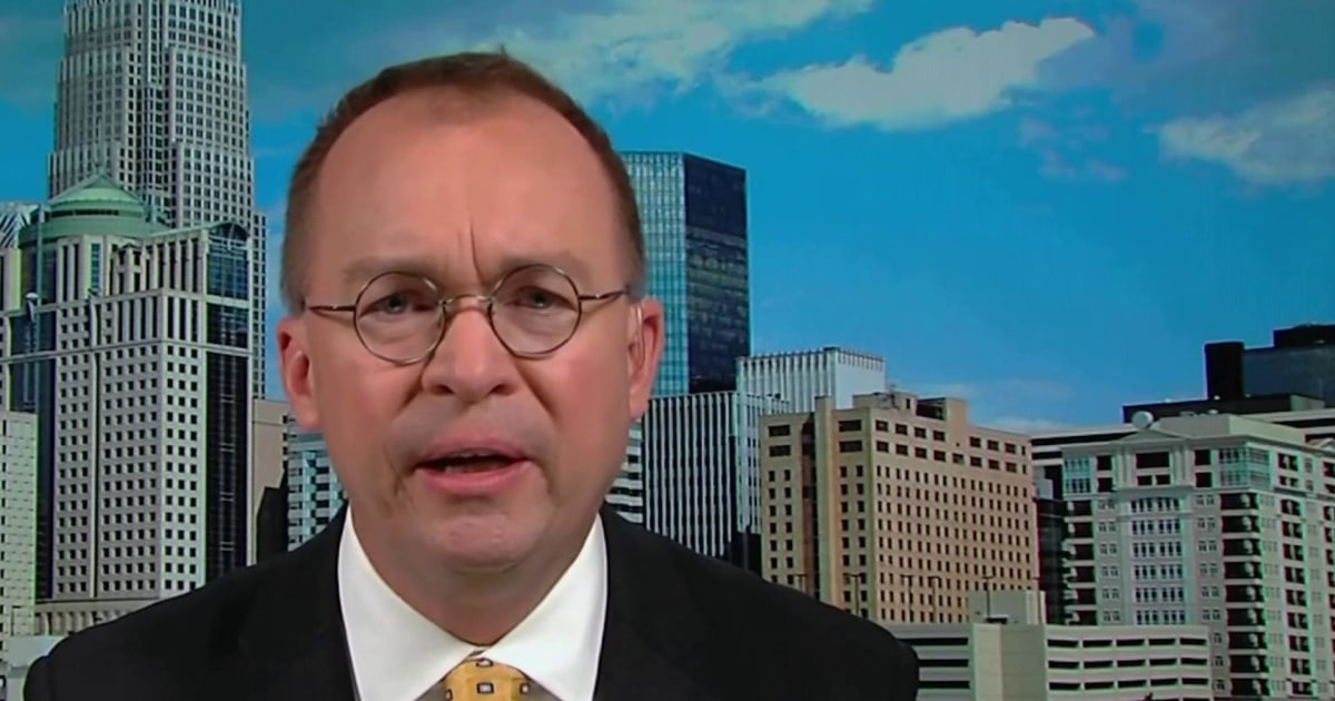 Mulvaney: 'I blame the people who pulled the trigger'