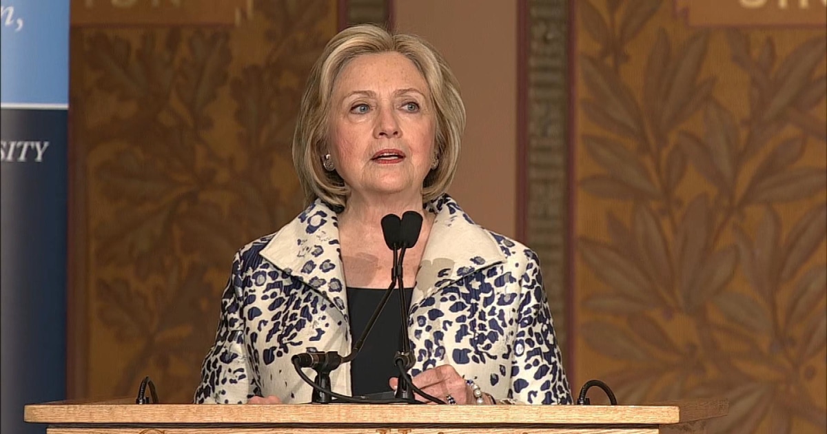 Hillary Clinton claims Trump has cheapened American diplomacy