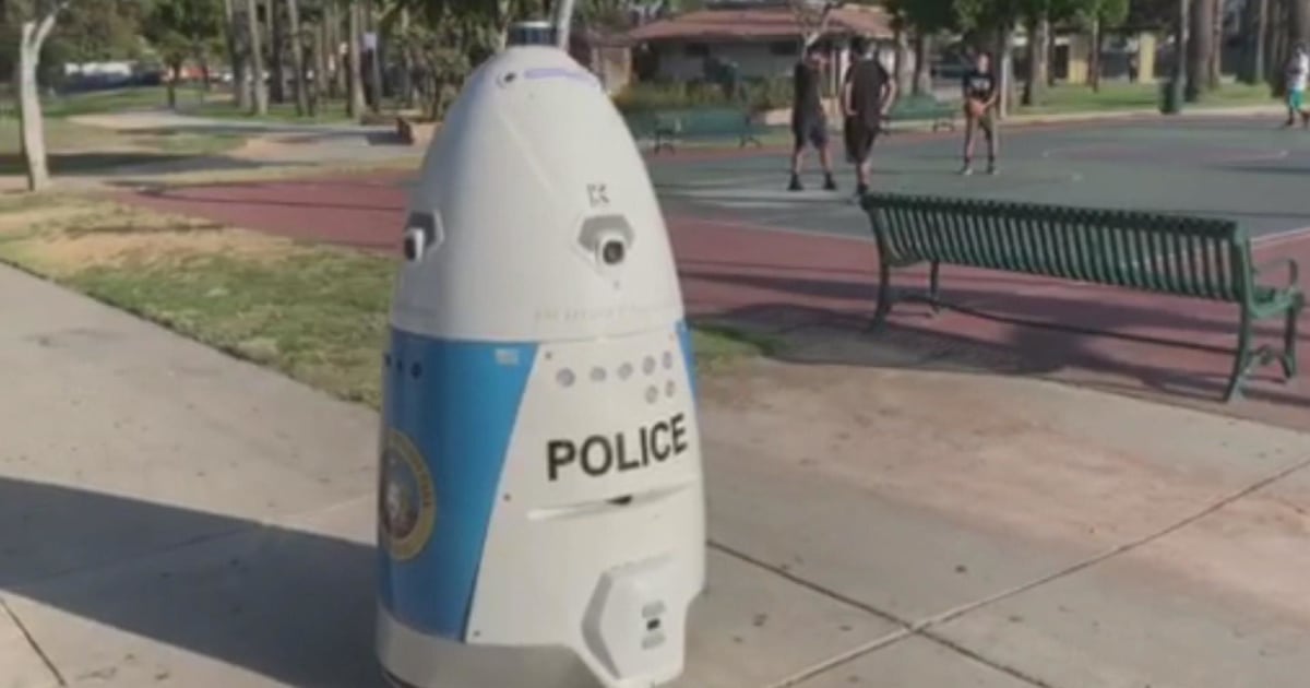 Watch ‘HP RoboCop’ patrol a California Park