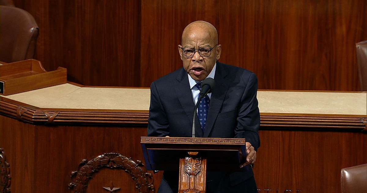 Rep. Lewis calls for an impeachment inquiry on the House floor
