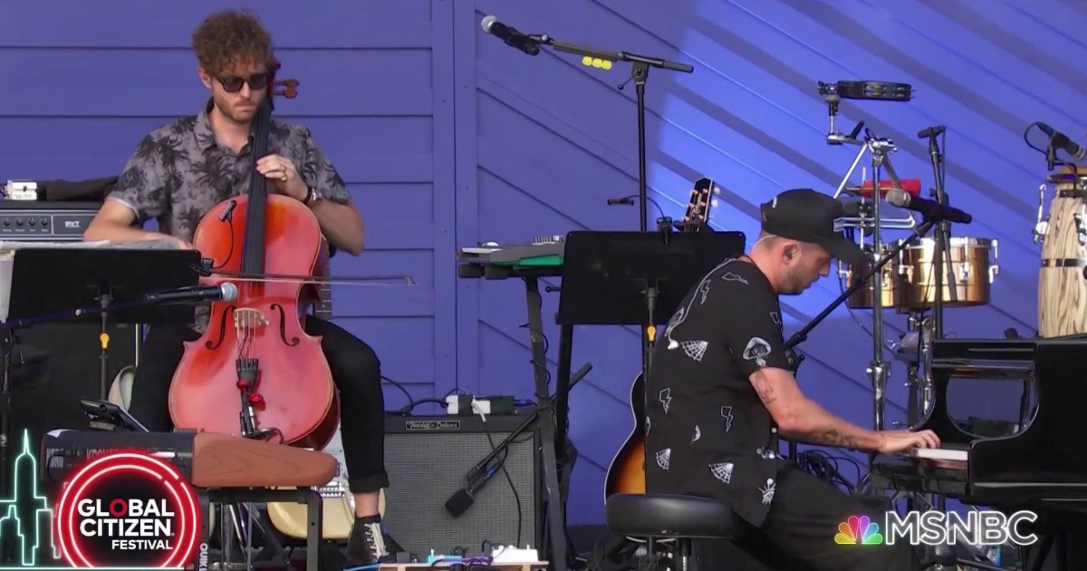 OneRepublic performs 'Good Life' at Global Citizen