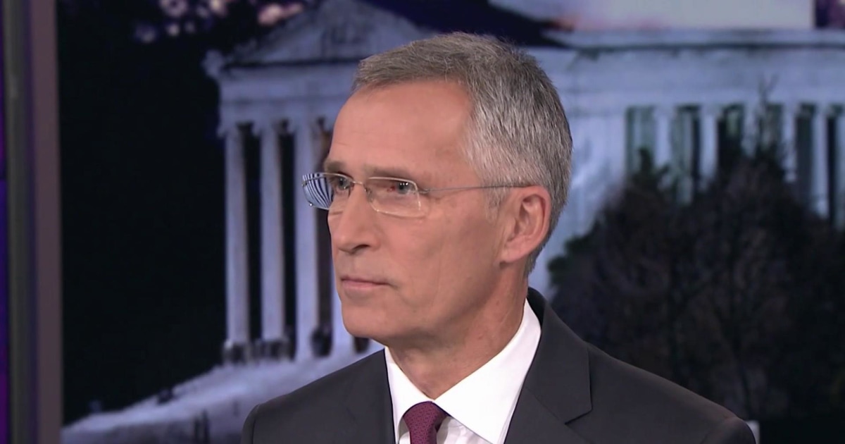 NATO Secretary General stresses strength of alliance, sending clear ...