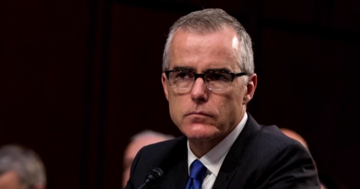 Andrew McCabe's appeal to avoid criminal charges rejected