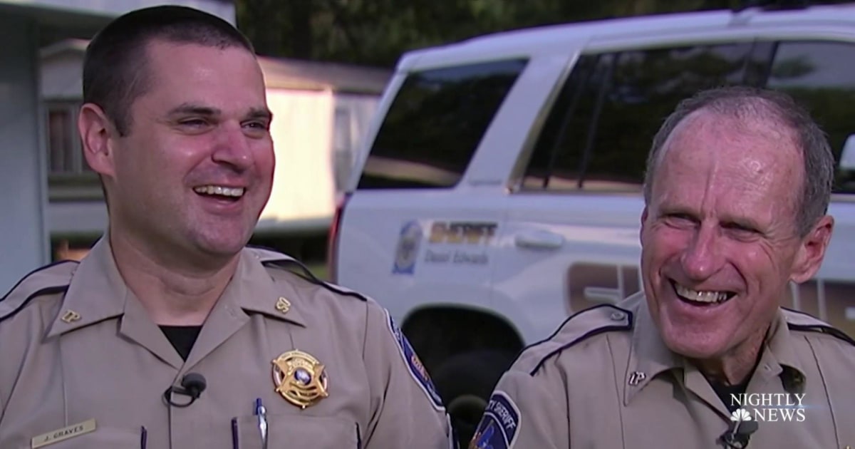 Father joins local police force inspired by his officer son