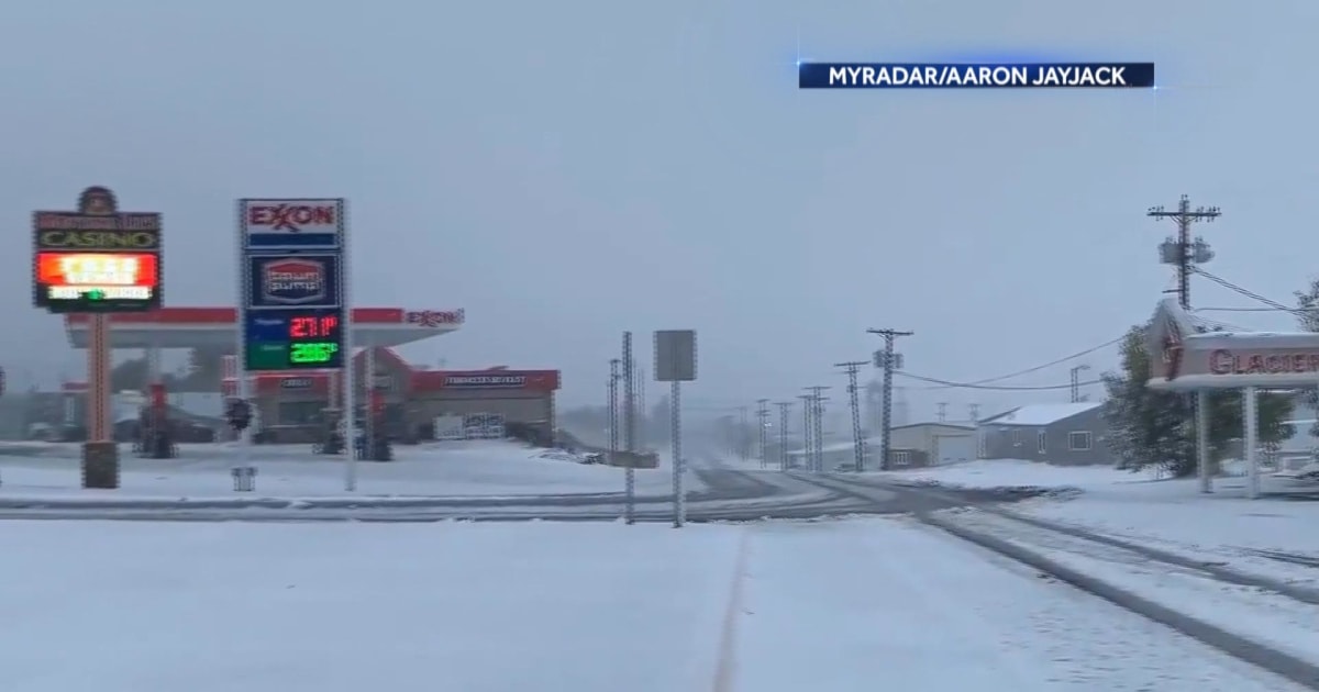 September snow in several states, severe weather across the country