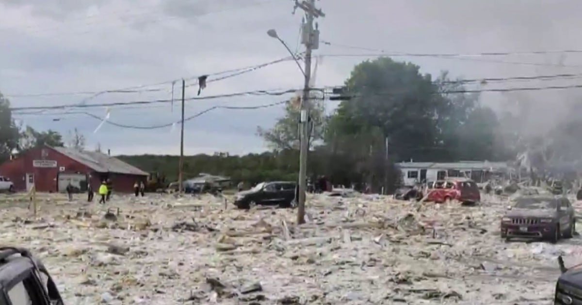 Massive gas explosion kills firefighter, injures several other people