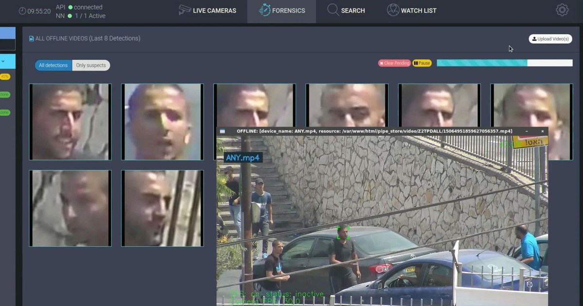 See how AnyVision’s facial recognition software tracks people through ...