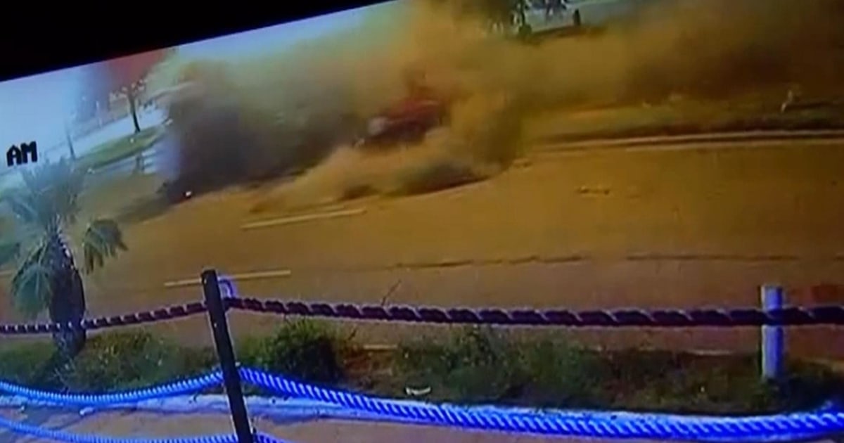 Boxing champ Errol Spence Jr.'s horrific car crash caught on camera