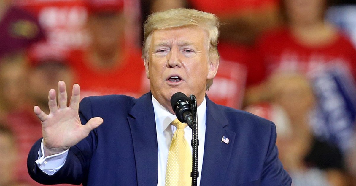 Trump rails against Democrats at Louisiana rally