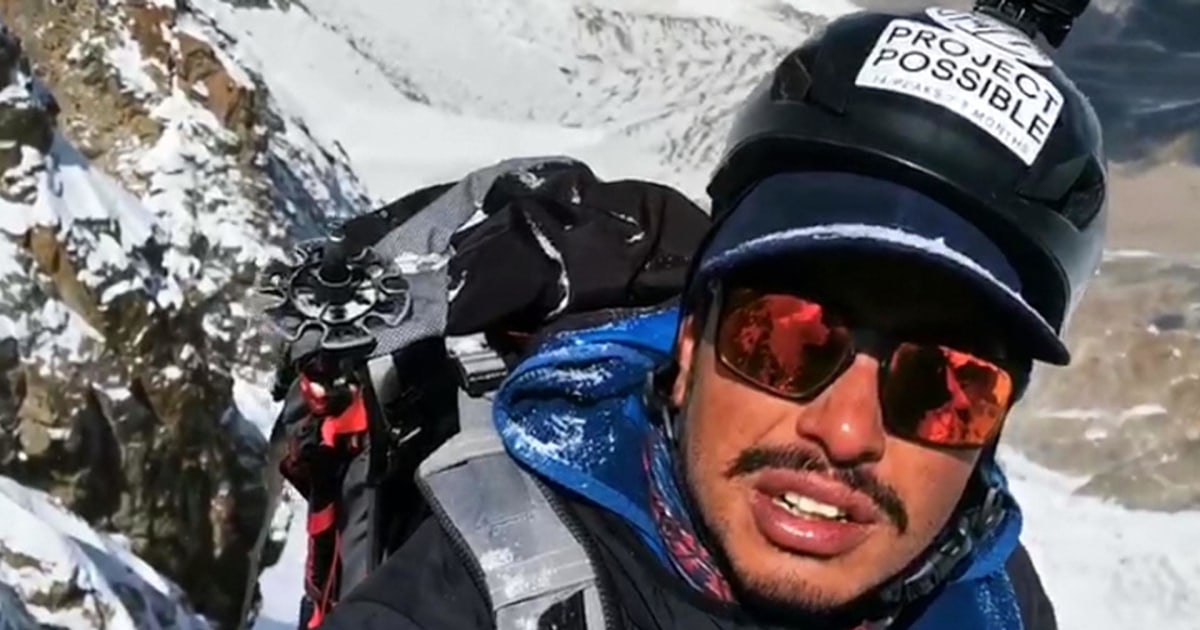 Nirmal “Nims” Purja sets record for climbing world’s 14 highest mountains