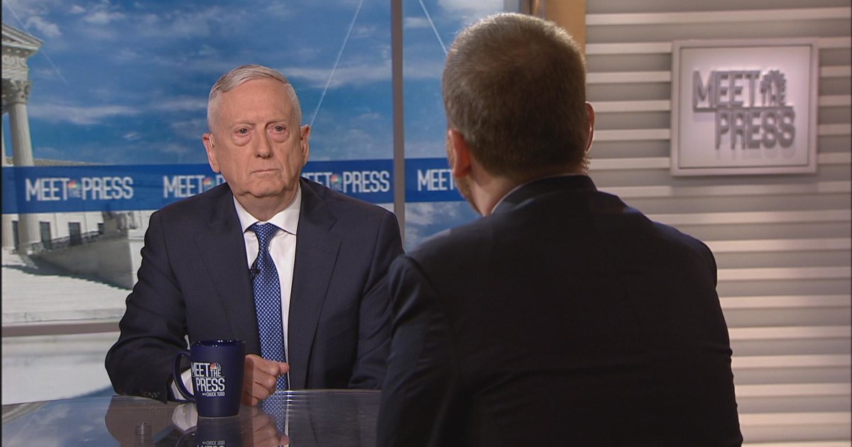 Mattis: 'I don't know what more I could say'