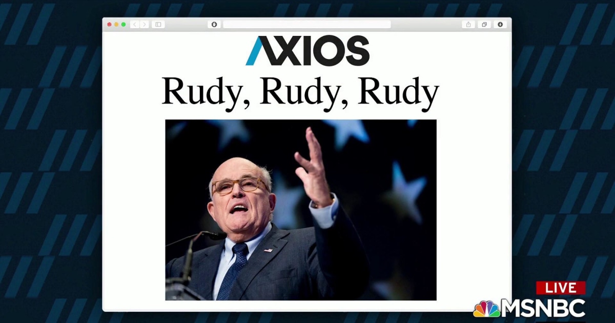 1 Big Thing: Rudy, Rudy, Rudy