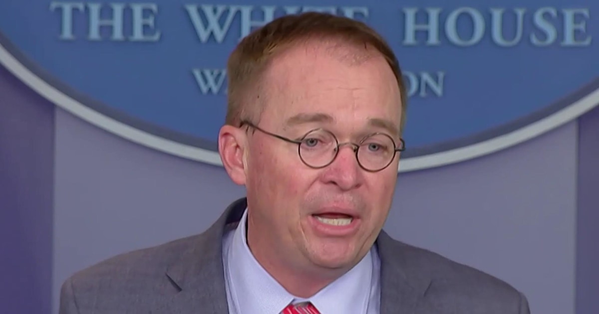 Mulvaney insists he did not admit quid pro quo with U.S. aid to Ukraine