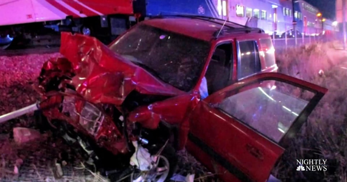 Amazing video shows trooper rescue driver seconds before train collision