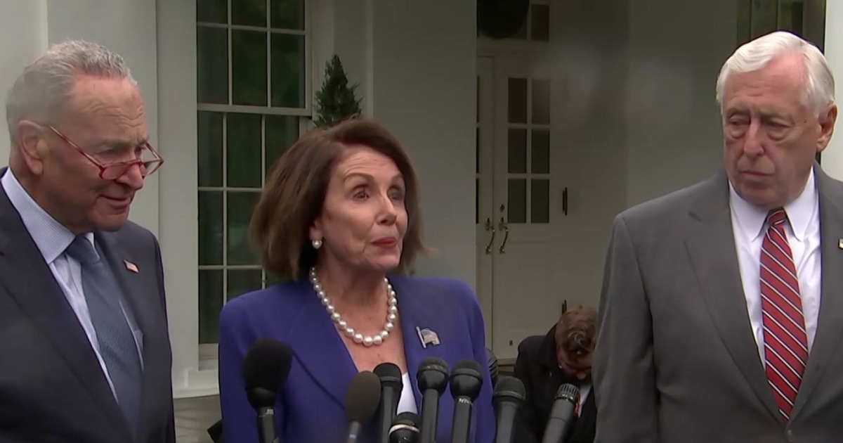 Democrats walk out of tense White House meeting after Trump ‘meltdown’