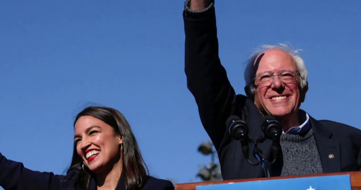 Alexandria Ocasio-Cortez endorses Bernie Sanders at his first rally ...