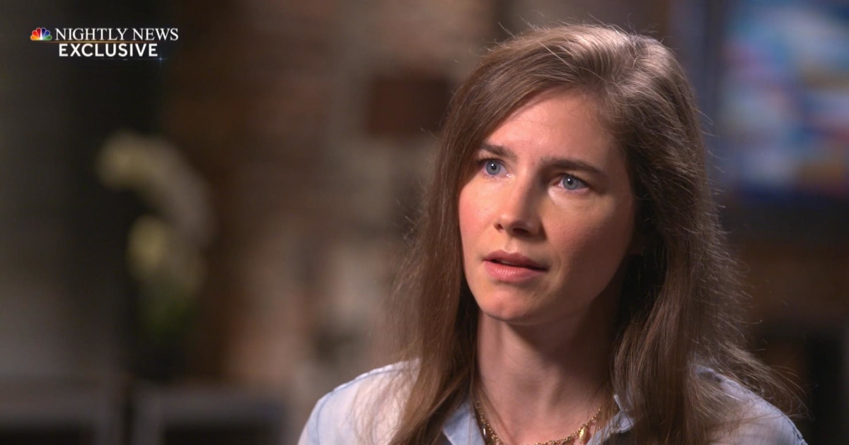 Extended interview: Amanda Knox speaks out after return to Italy