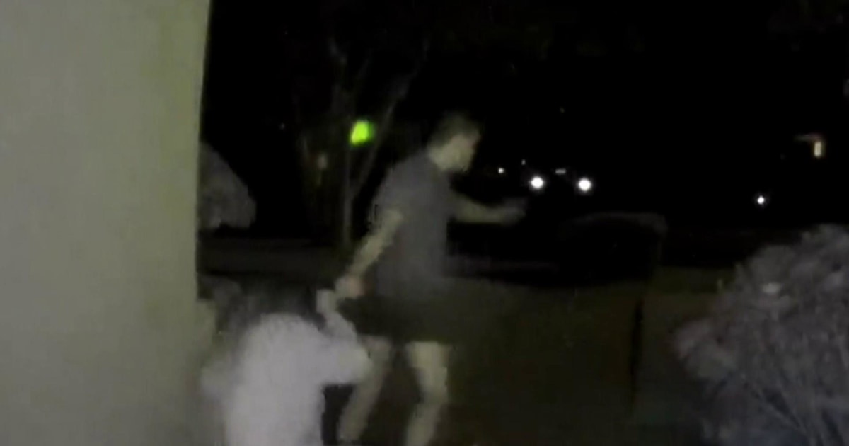 Man arrested after violent attack is captured on doorbell camera