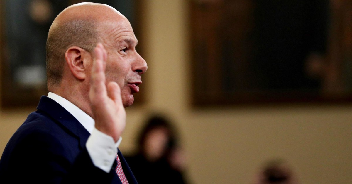Watch: Top moments from Sondland testimony at impeachment hearing