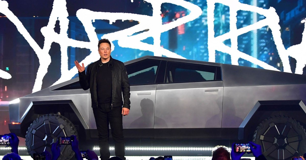 Tesla’s Elon Musk launches new futuristic Cybertruck pickup