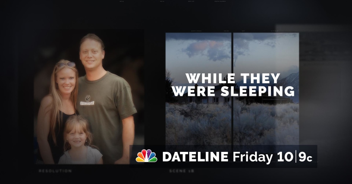 DATELINE FRIDAY SNEAK PEEK: While They Were Sleeping