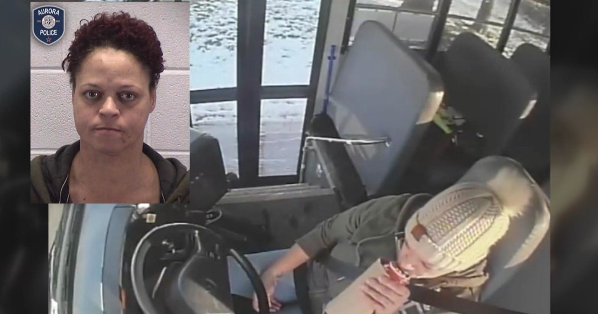 School bus driver drinking while driving captured on camera