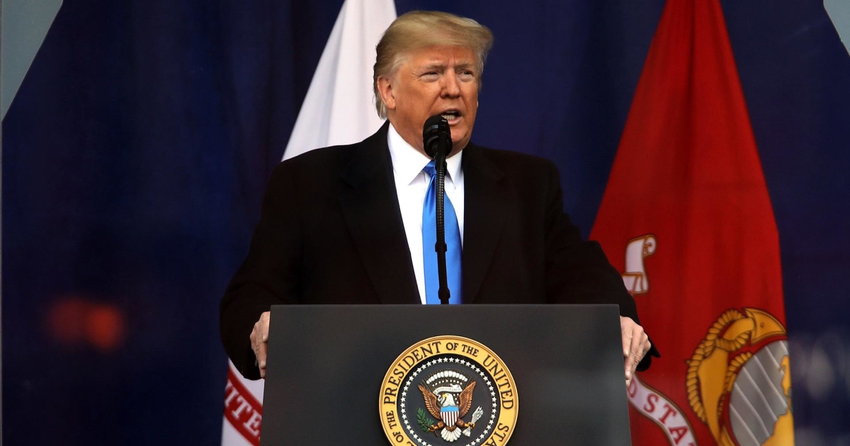 Trump becomes first sitting president to attend NYC Veterans Day parade