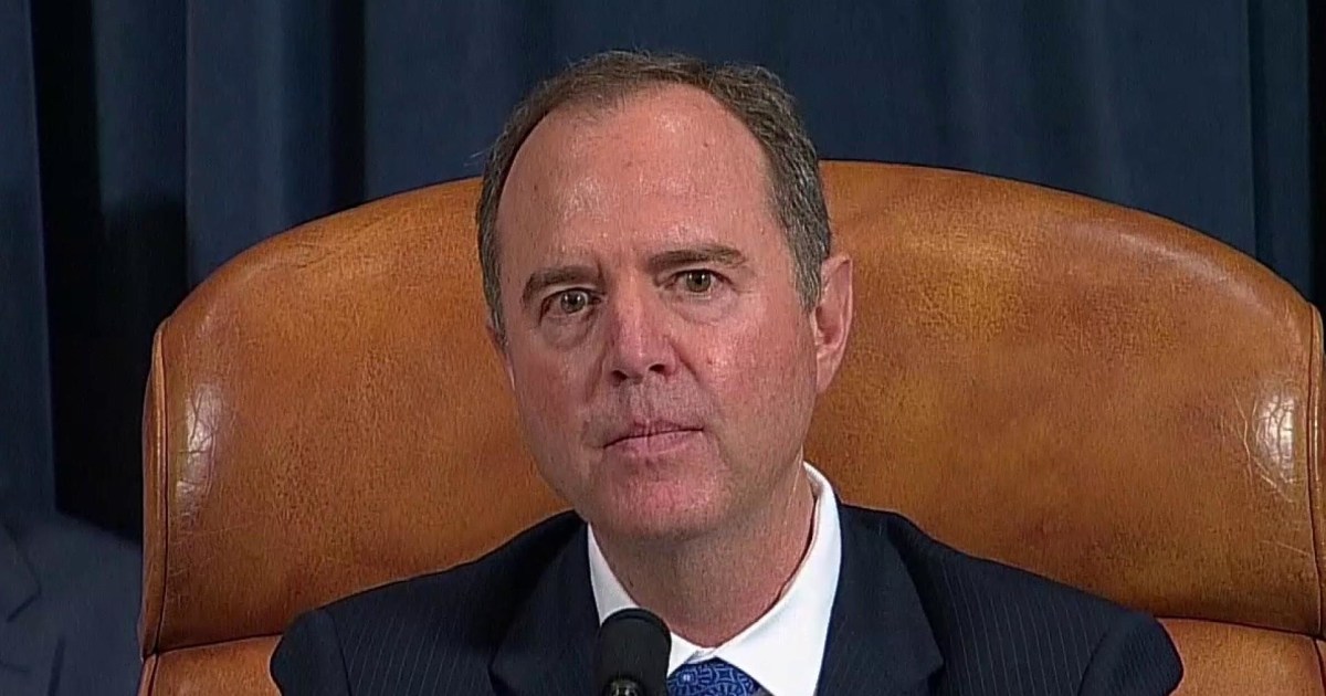 Schiff: Look at the president’s words and actions